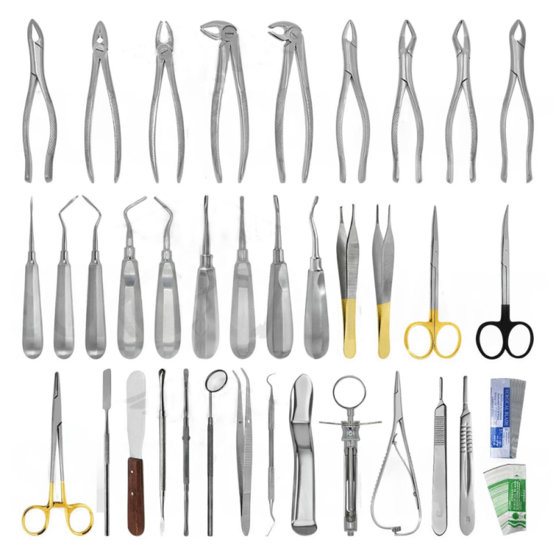 Dental Oral Surgery Instruments Kit – 75 Pcs Complete Set - Surgical Mark