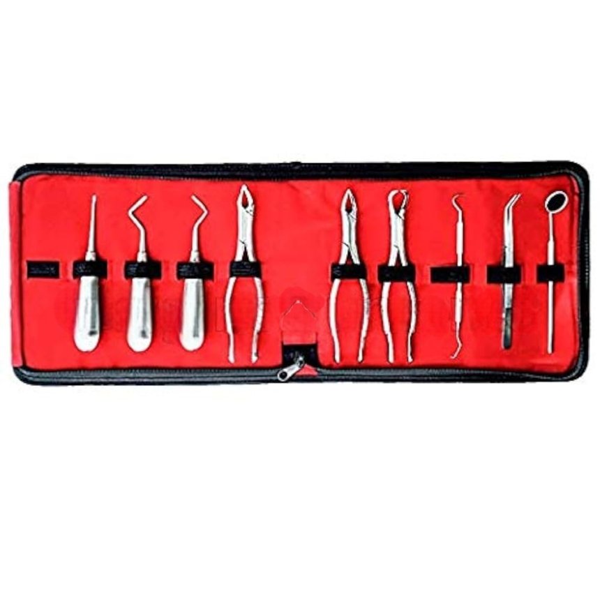 SURGICAL ONLINE – 9 Pcs Basic Dental Surgery Extracting Forceps ...