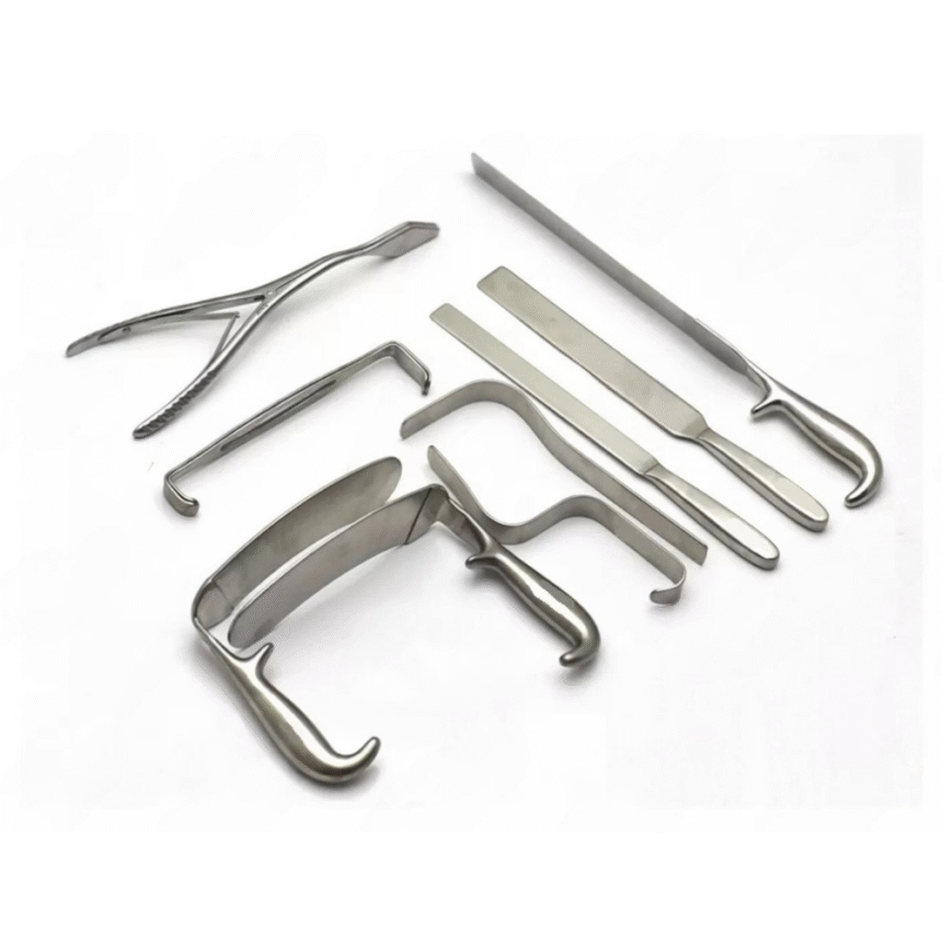 Gluteos Instruments Set – 9 Pcs Plastic Surgery & ENT Surgical ...