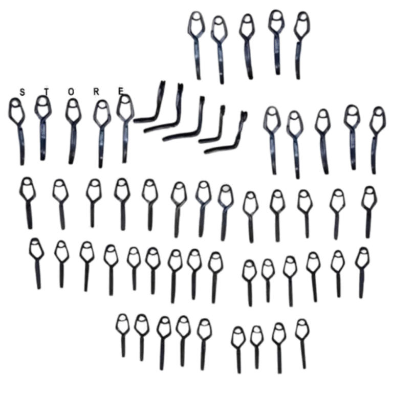 Aneurysm Clips Neurosurgery – 50 Pcs Set in Titanium (Premium Quality ...