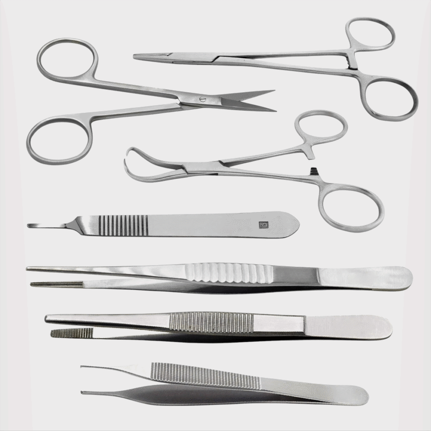 Veterinary Students Dissection Kit – Surgical Instruments Vet Minor ...