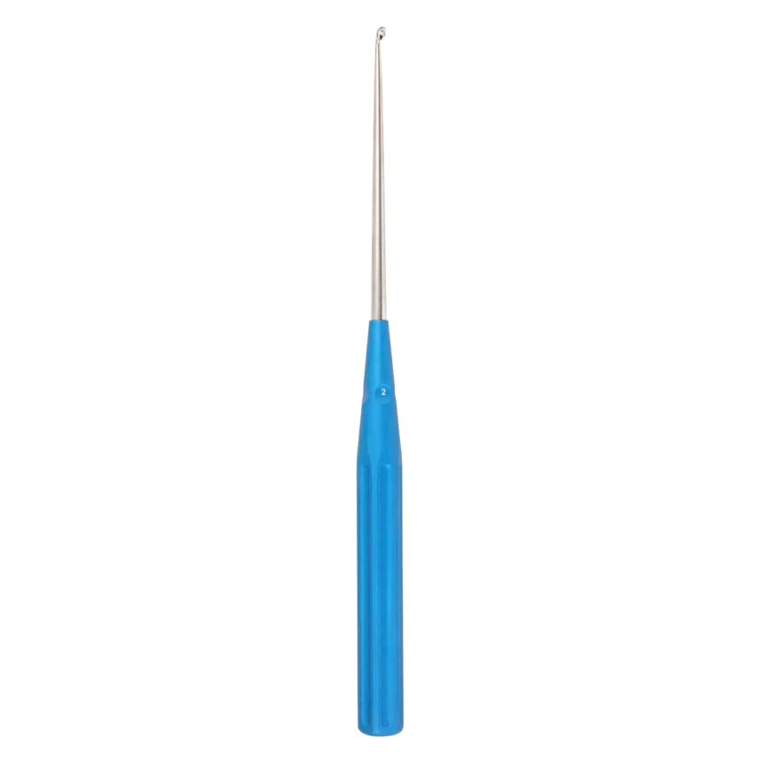 Neurosurgery Surgical Color Lumbar Curette – Blue Size 2 Angled ...