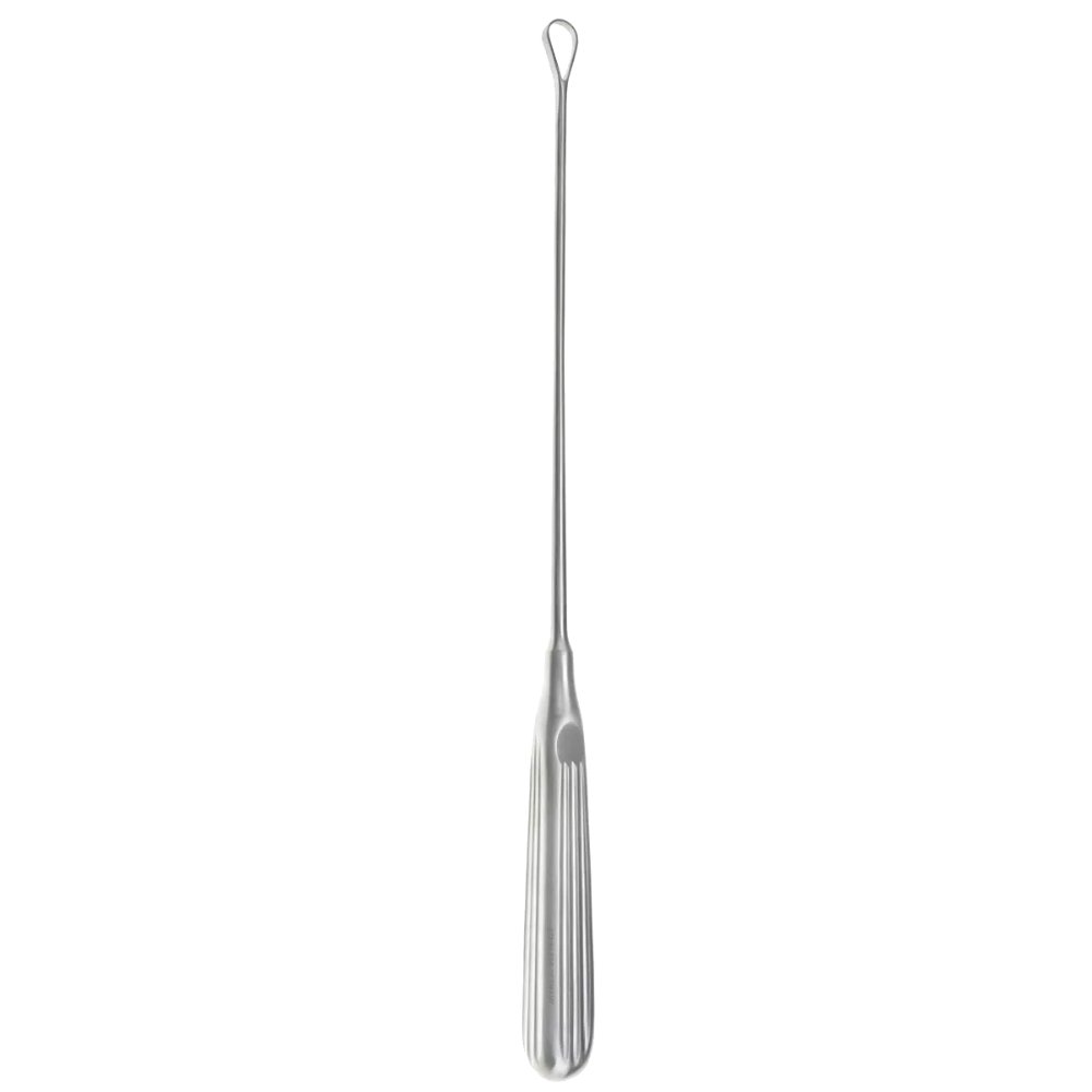 OB/GYN 11″ Sims Uterine Curette Sharp Mall #2 - Surgical Mark