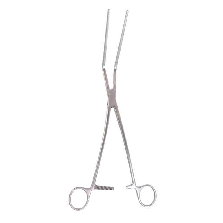 Debakey Multi-Purpose Clamp – Cardiovascular 12″ Angled 60° - Surgical Mark
