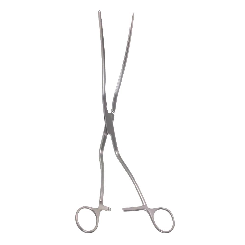 12 1/2″ Cherry Supraceliac Clamp – 2×3 Cardiovascular Clamp - Surgical Mark