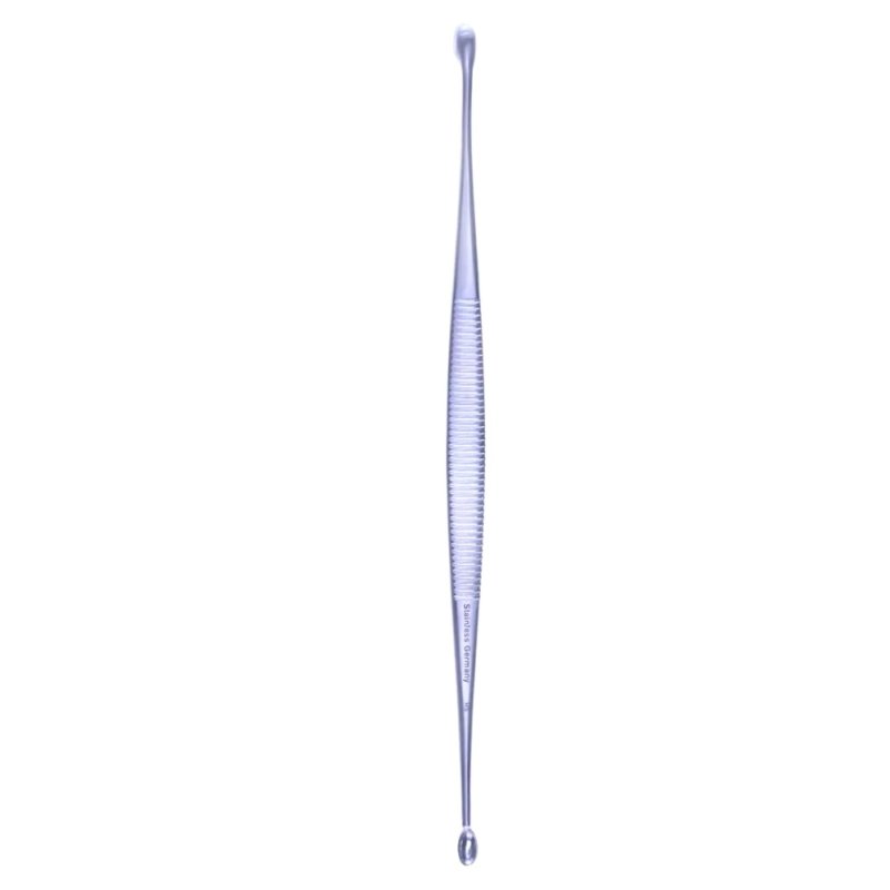 5 1/2″ Jacobson Bone Curette Double Ended Oval Orthopedic - Surgical Mark