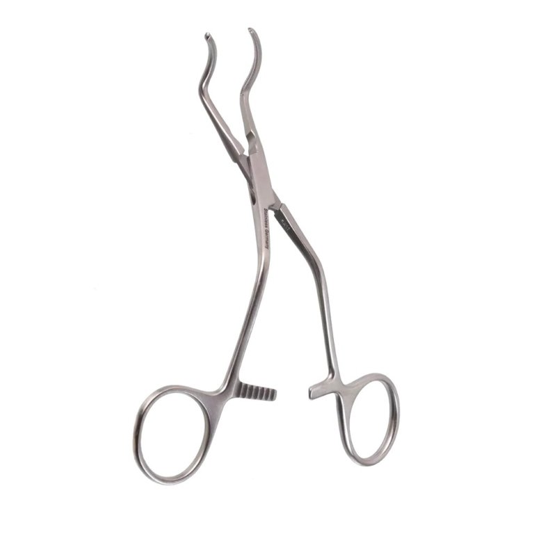 5.5″ Gregory Femoral Artery Clamp – Curved Left Cardiovascular Clamp ...
