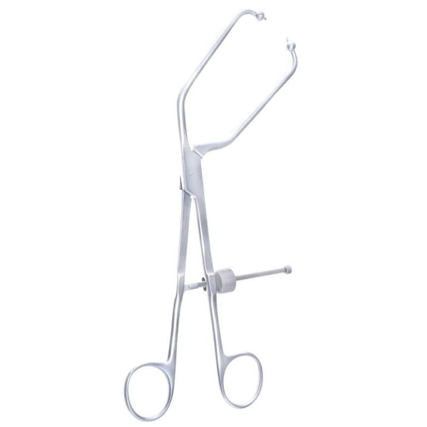 Neurosurgery Surgical 7⅞" Pelvic Reduction Forceps, Angled - Surgical Mark