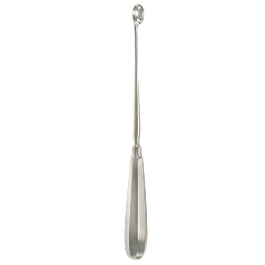 Dermatology & Holloware 9½″ Simon Uterine Scoop – 14.5mm - Surgical Mark