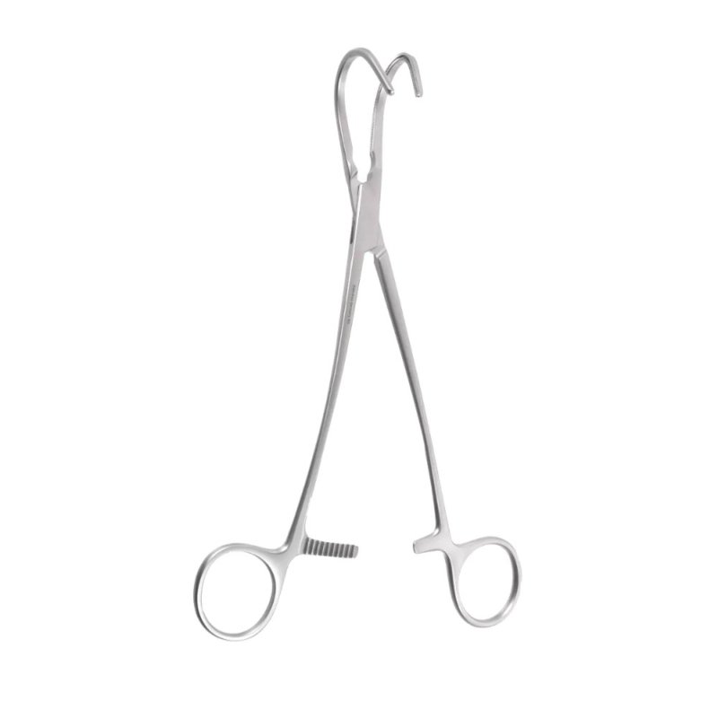 9 3/4″ Wylie J Clamp – Jaws 3.2cm Wide, 2.5cm Deep – Cardiovascular ...