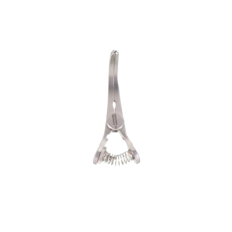 9 ½″ Glover Clamp – Curved Long - Surgical Mark