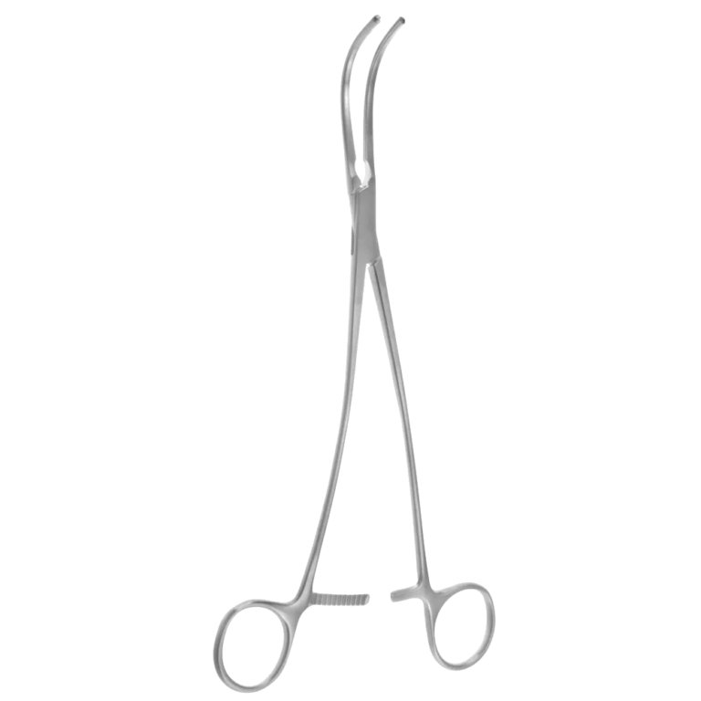 6 ¾″ DeBakey Acutely Curved Clamp - Surgical Mark