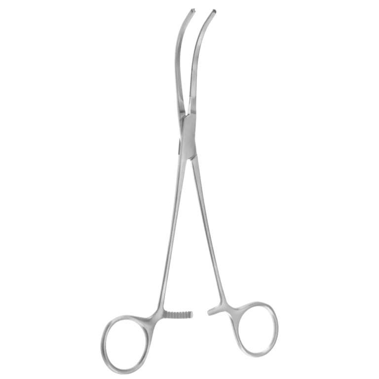8 ½″ Glover Clamp – Curved 2″ Cooley Jaw - Surgical Mark