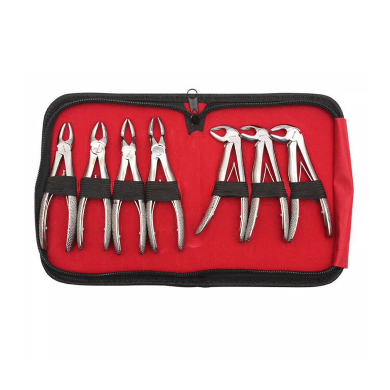 Basic Surgical Dental Child Tooth Extracting Forceps – Set of 7 Pcs ...