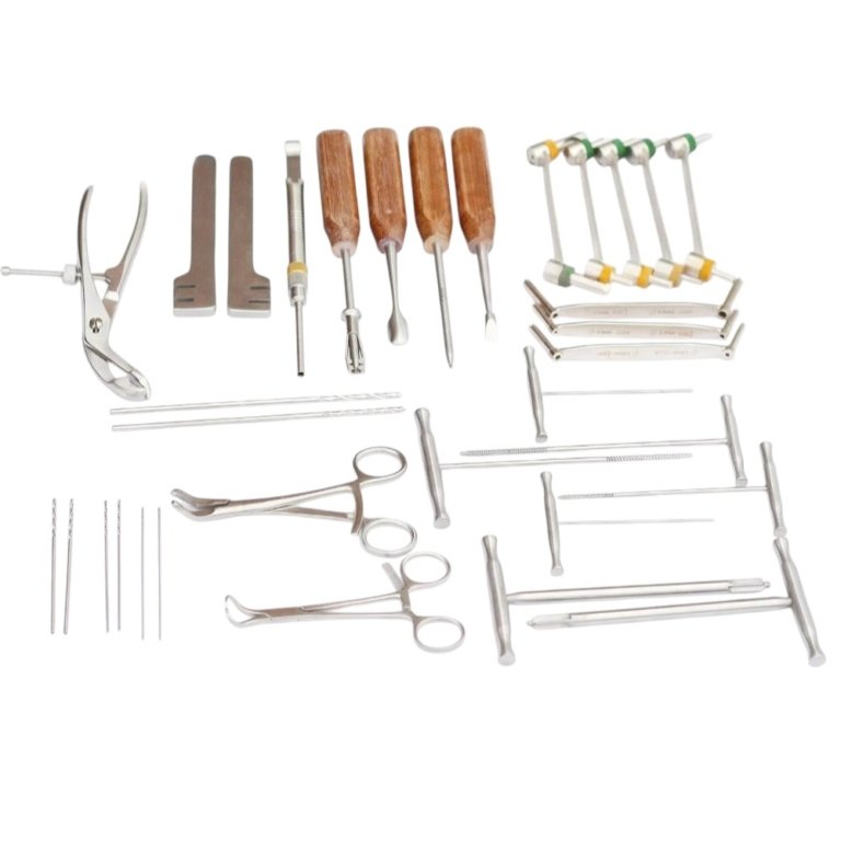 Small Fragment 32 PCs Surgical Veterinary Orthopedic Instrument Set ...
