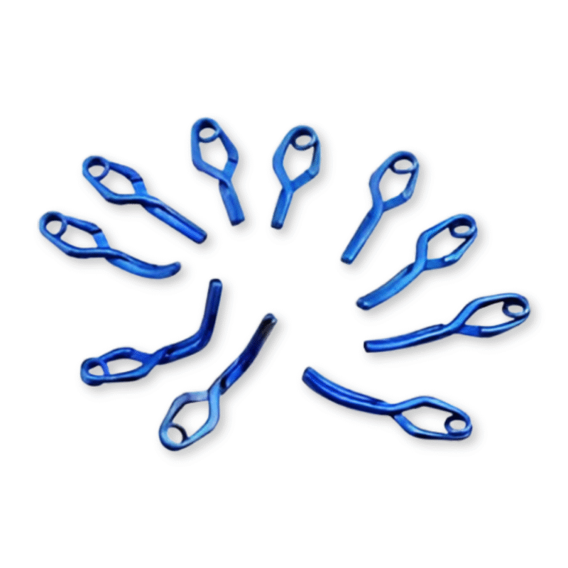 Titanium Aneurysm Clips – 10-Piece Precision Neurosurgical Set ...