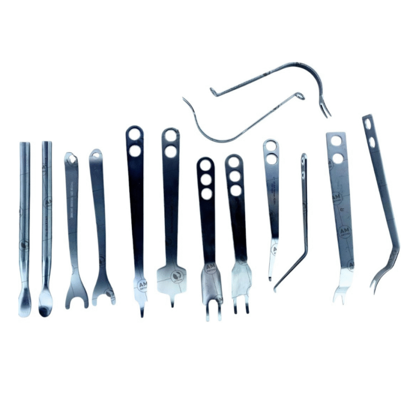 Stryker Hohman Retractors for Hip & Knee Surgery – 15-Piece Retractor ...