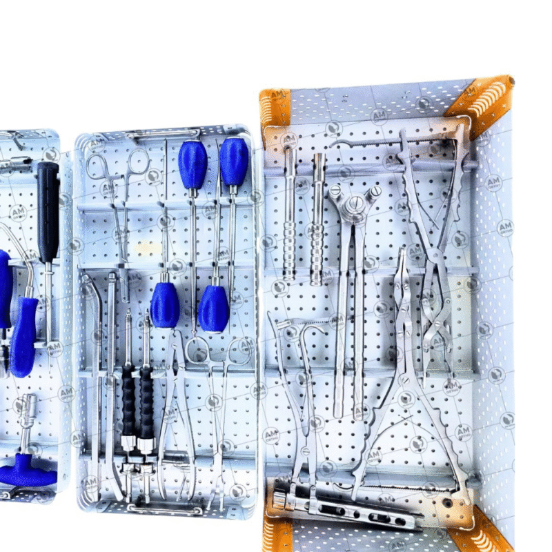 Lumbar Fixation & Spine Pedicle Screw Instrument Set with Sterilization ...