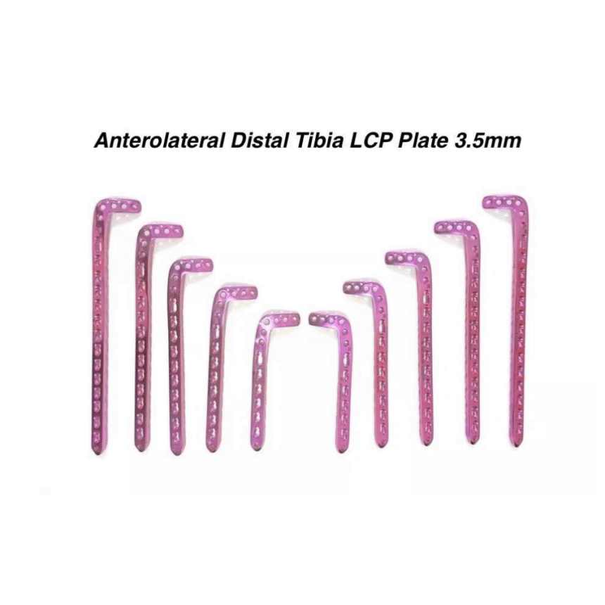 Anterolateral Distal Tibia LCP Titanium Plate – 3.5 mm VOI, Set of 10 ...