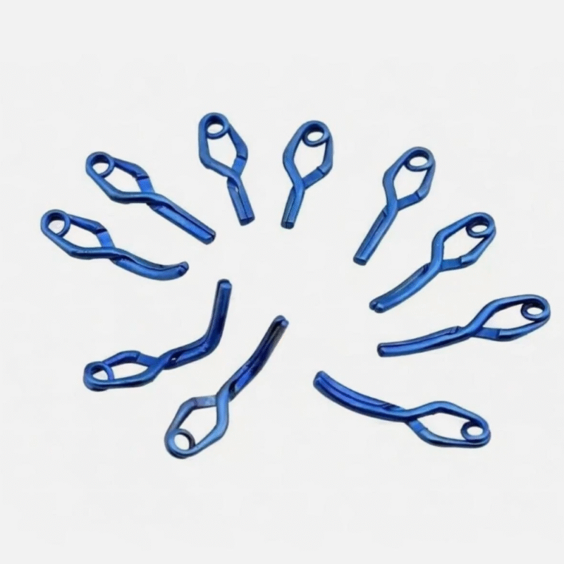 Aneurysm Clips – Neurosurgery, 10-Piece Titanium Set, Premium Quality ...