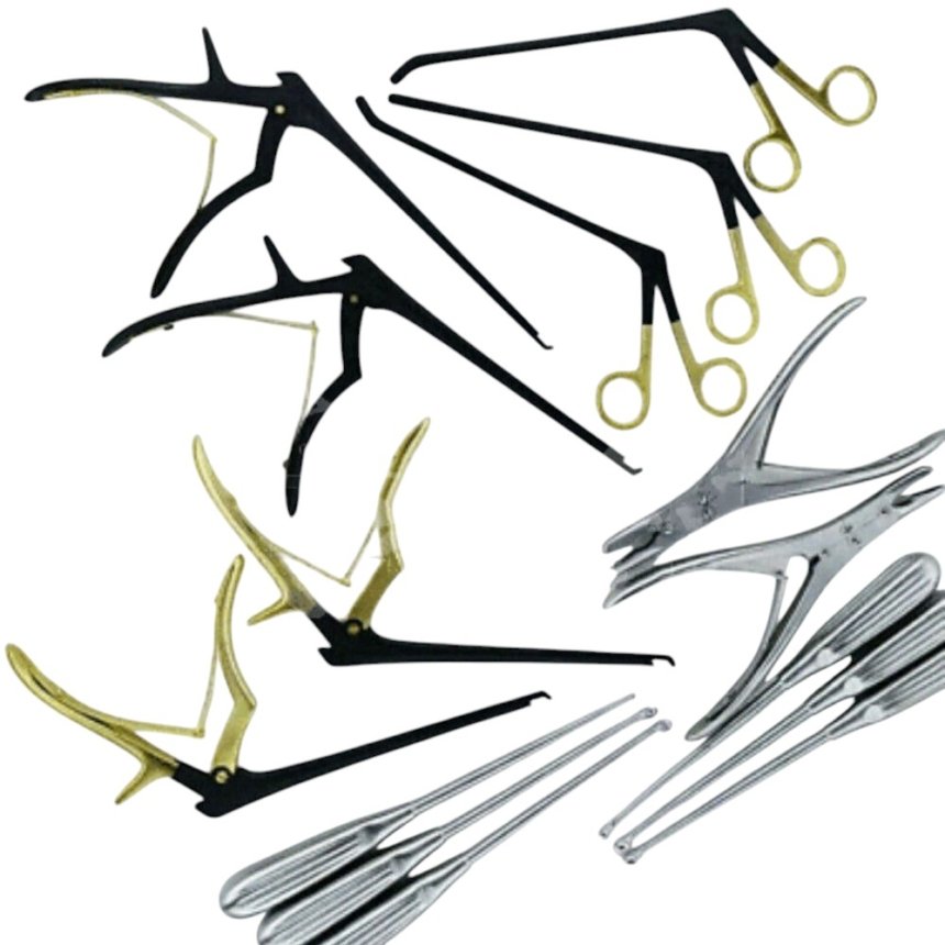 Kerrison Rongeurs & Codman Bone Curettes – 15 PCS Orthopedic Set ...