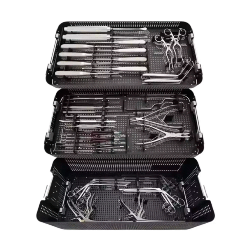 Spinal Lumbar Surgery Orthopedic Instrument Set – With Sterilization ...
