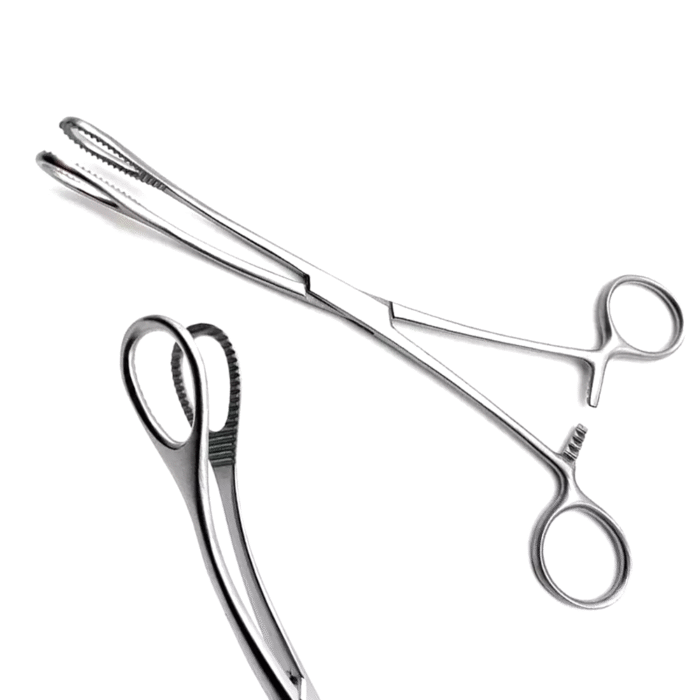 Forester Sponge Holding Forceps – Straight, Serrated, 180mm - Surgical Mark