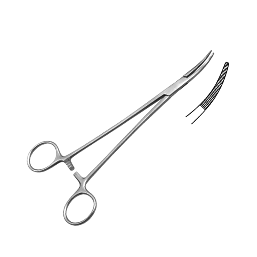 Nissen Tonsil Forceps Delicate Curved 18.4cm General Surgery ...
