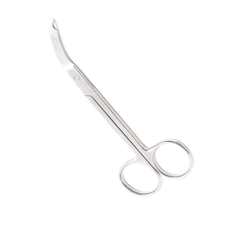Northbent Ligature Scissors Curved To Side 120 mm Notch Tip Non Sterile ...