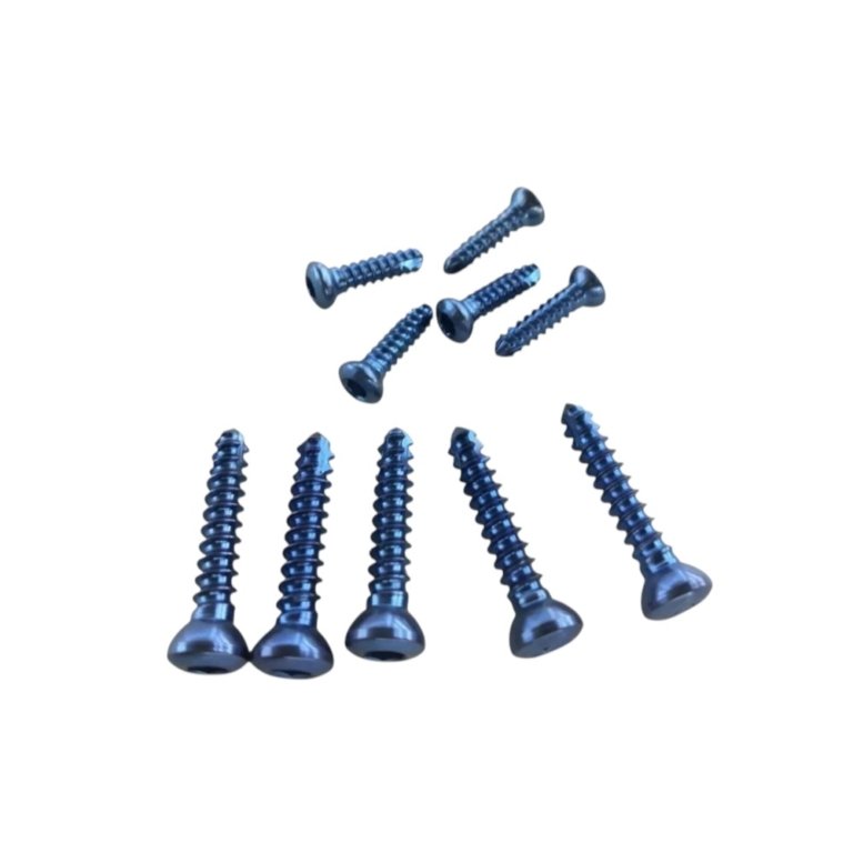 Cortical Screws 4.5mm – Self-Tapping Titanium 105 Pcs Orthopedic Full ...