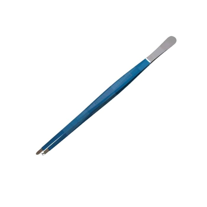 Blue Insulated Coated LEEP Dressing Tissue Forceps 1x2 – Obstetrics ...
