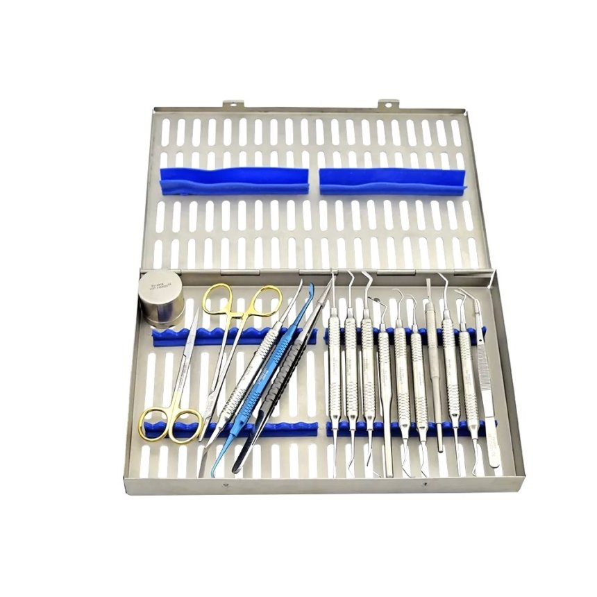 Instruments Set Trays – Bone Grafting Kit of 15 Pieces Instruments with ...